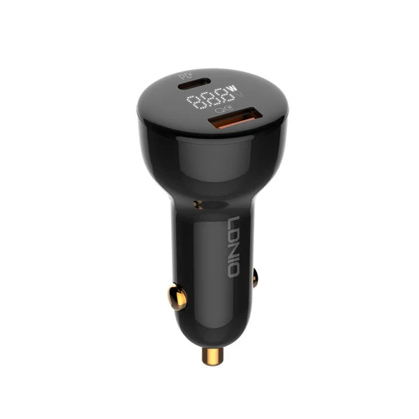 Ldnio C101 100W Dual USB Super Fast Car Charger – Star Light Kuwait