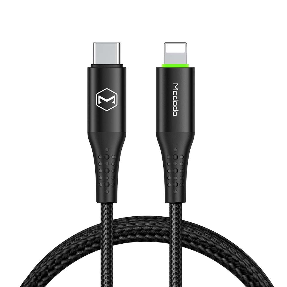 Mcdodo 36W Lightning to Type-C PD 1.8m Cable with Auto Power-Off – Star Light Kuwait