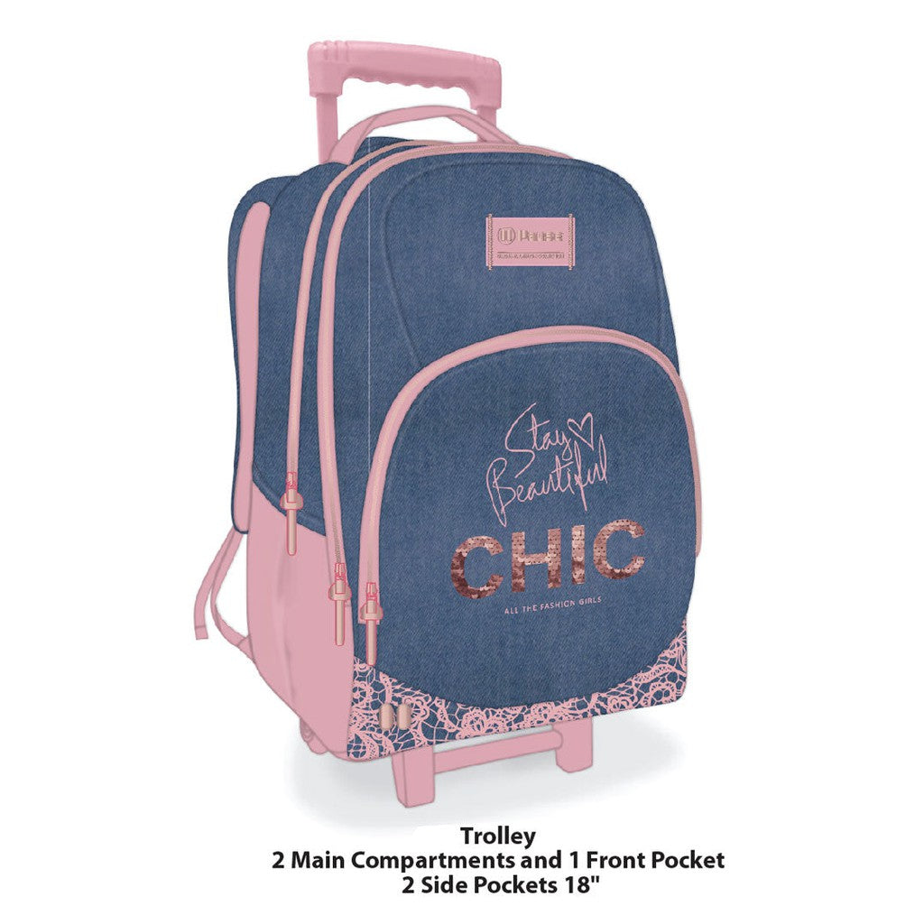 PAUSE CHIC TROLLEY BAG – Star Light Kuwait