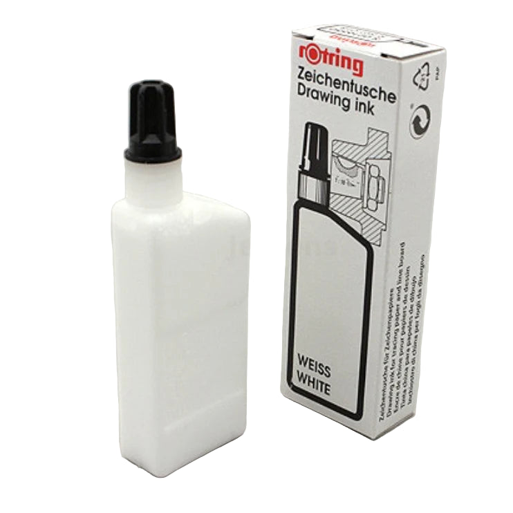 Rotring Drawing Ink Refill Bottle White 23Ml – Star Light Kuwait