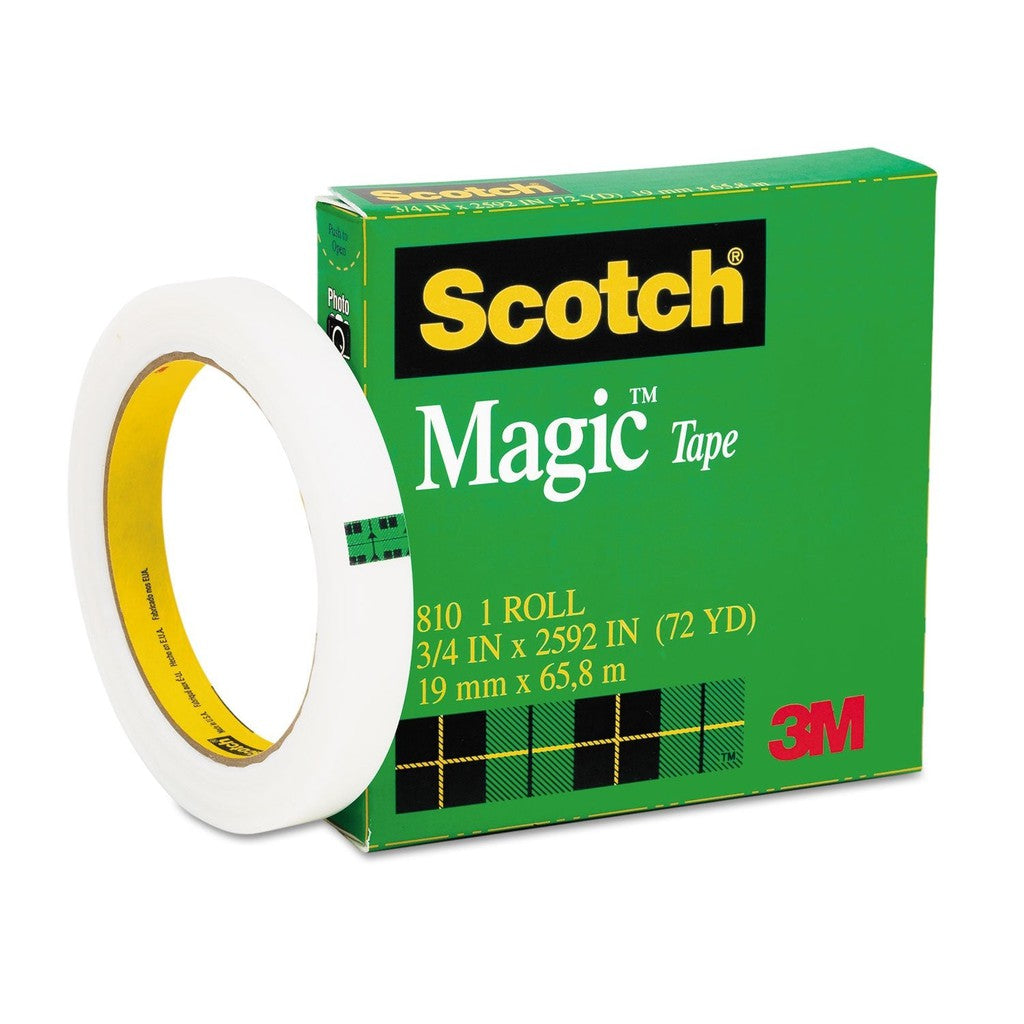 3M Scotch 810 Magic Tape - 3/4 inch 72 Yards Large – Star Light Kuwait