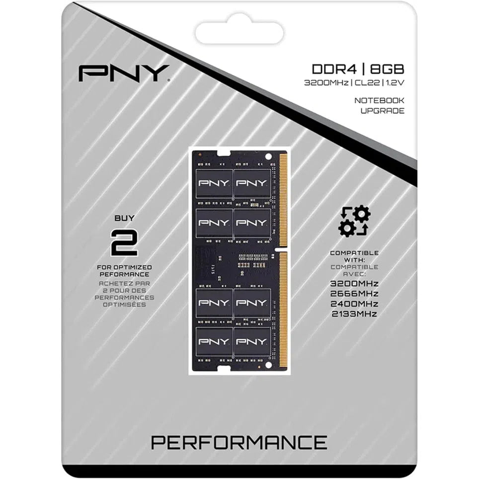 PNY Laptop Memory - 8GB / DDR4 / 3200MHz – Star Light Kuwait