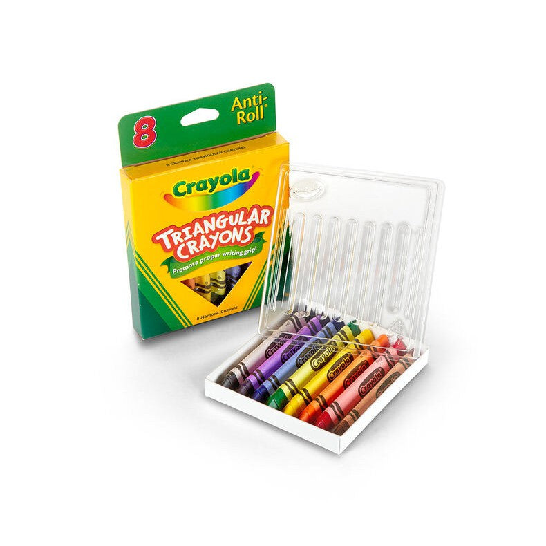 Crayola 8 ct triangular Crayons – Star Light Kuwait