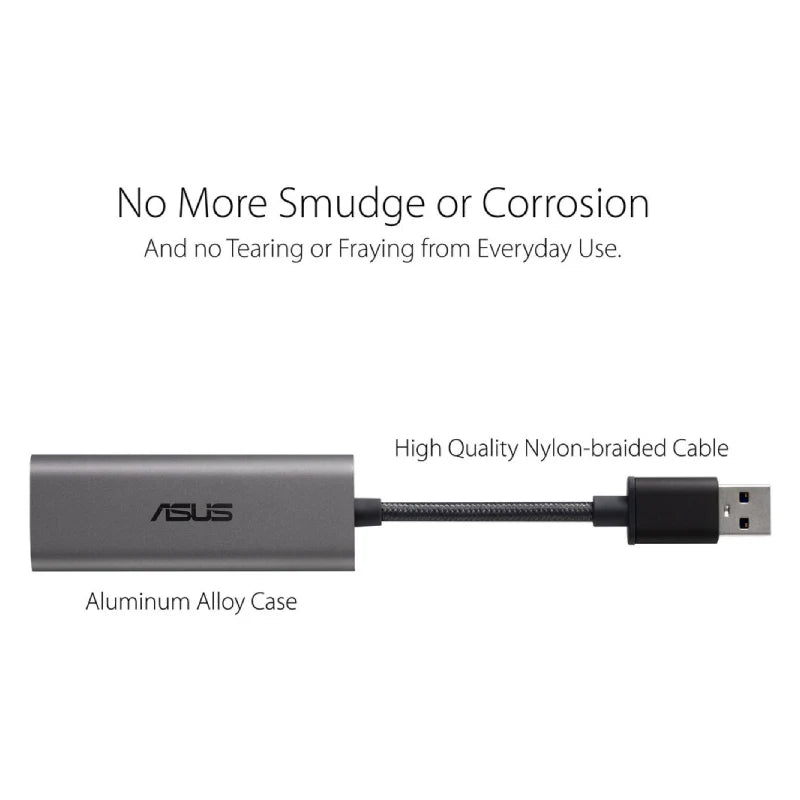 ASUS (USB-C2500) Ethernet Adapter - USB 3.2 Gen1 Type-A / LAN – Star ...