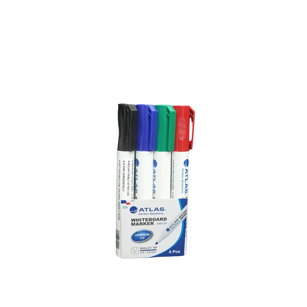 Atlas White Board Marker Set of 4 – Star Light Kuwait