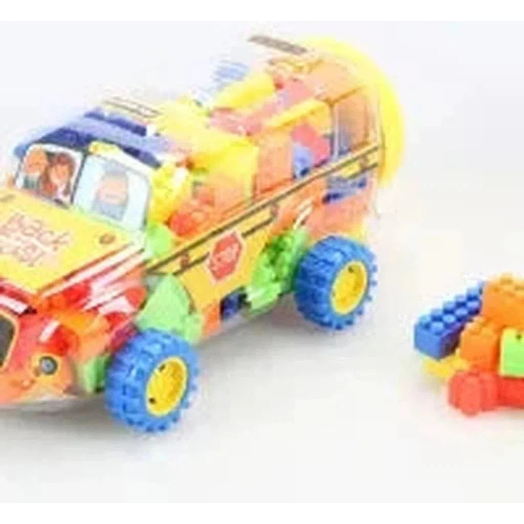 Back To School Car Shape Building Block With Container-8316-3 – Star ...