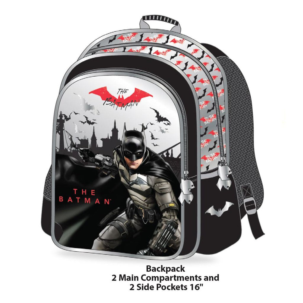 Batman Grey Backpack – Star Light Kuwait