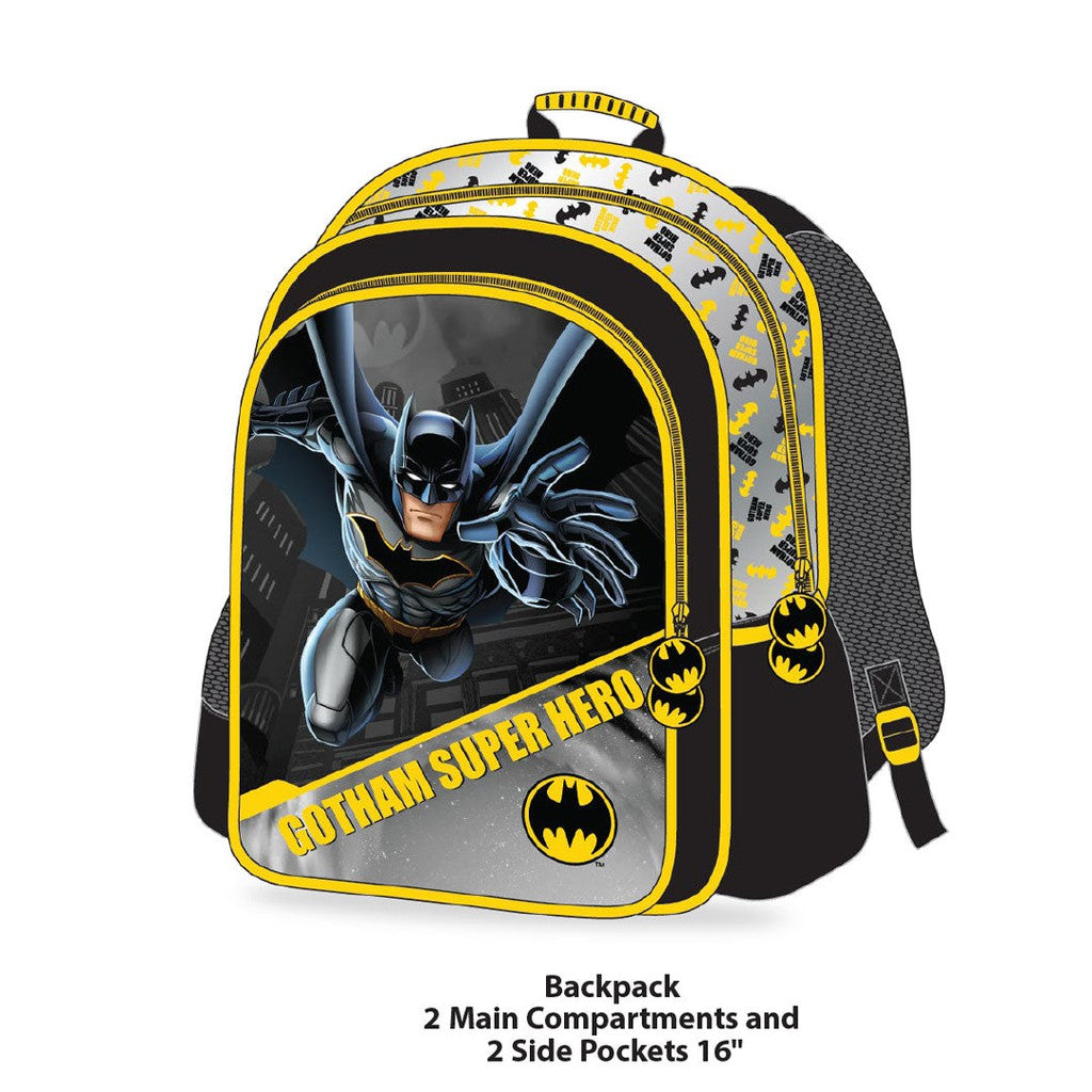 Batman Yellow Backpack – Star Light Kuwait