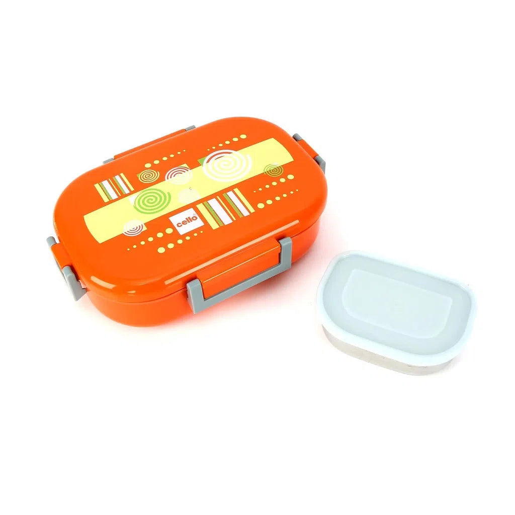 Cello Stainless Steel Lunch Box FeastDlx 750ml Assorted – Star Light Kuwait