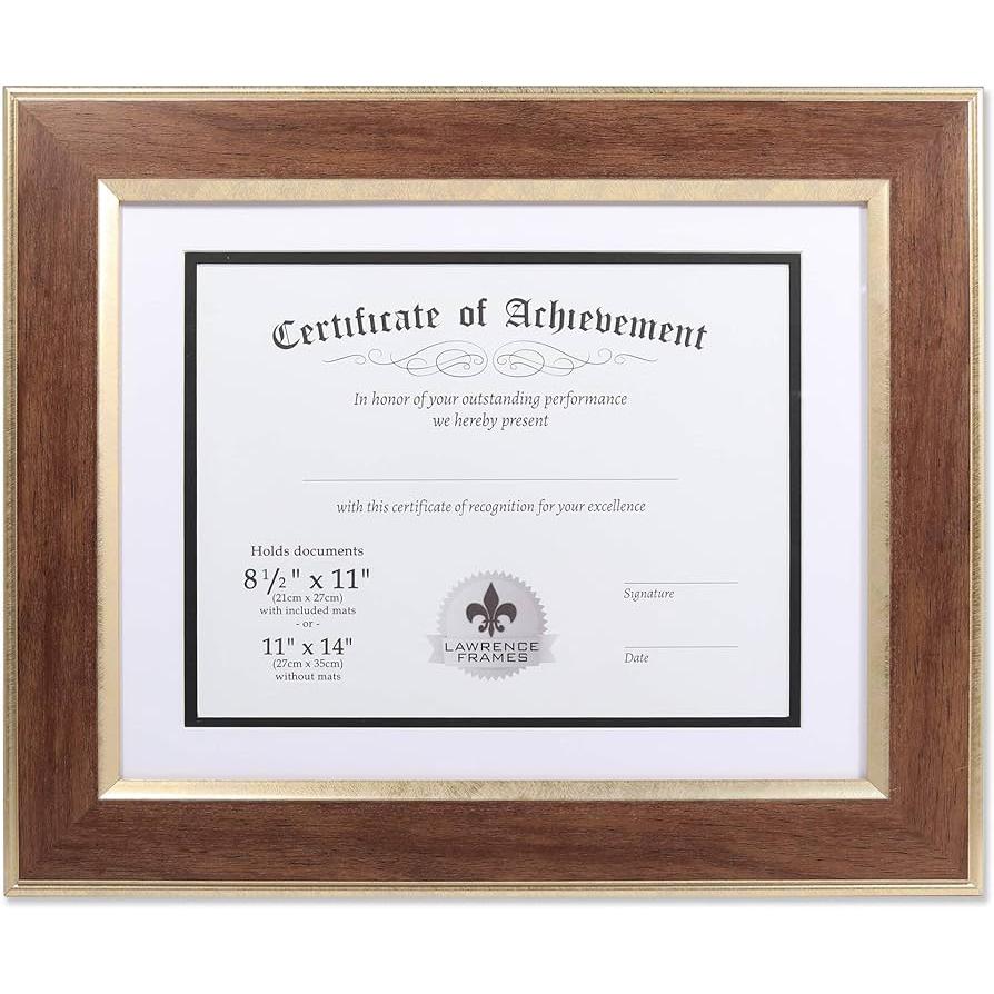 Certificate Frame Wooden - Walnut – Star Light Kuwait