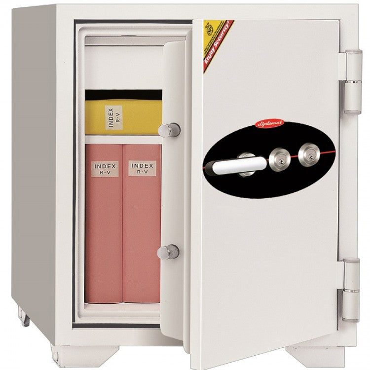 DIPLOMAT FIRE PROOF SAFE DUAL KEY LOCK & HANDLE 80 KG – Star Light Kuwait