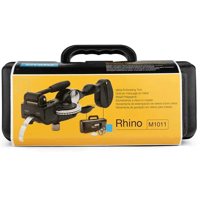 DYMO Rhino M1011 Metal Tape Embosser – Star Light Kuwait