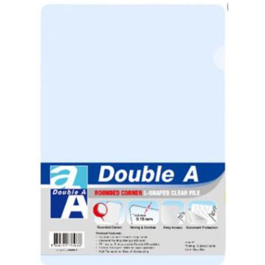 Double A L Shape Clear Folder A4 – Star Light Kuwait