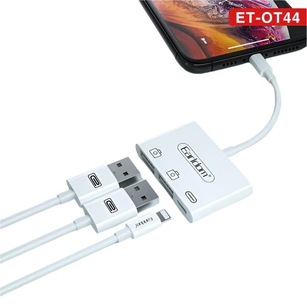 Earldom 2 USB LIGHTNING TO OTG & CHARGING ADAPTER - WHITE – Star Light ...