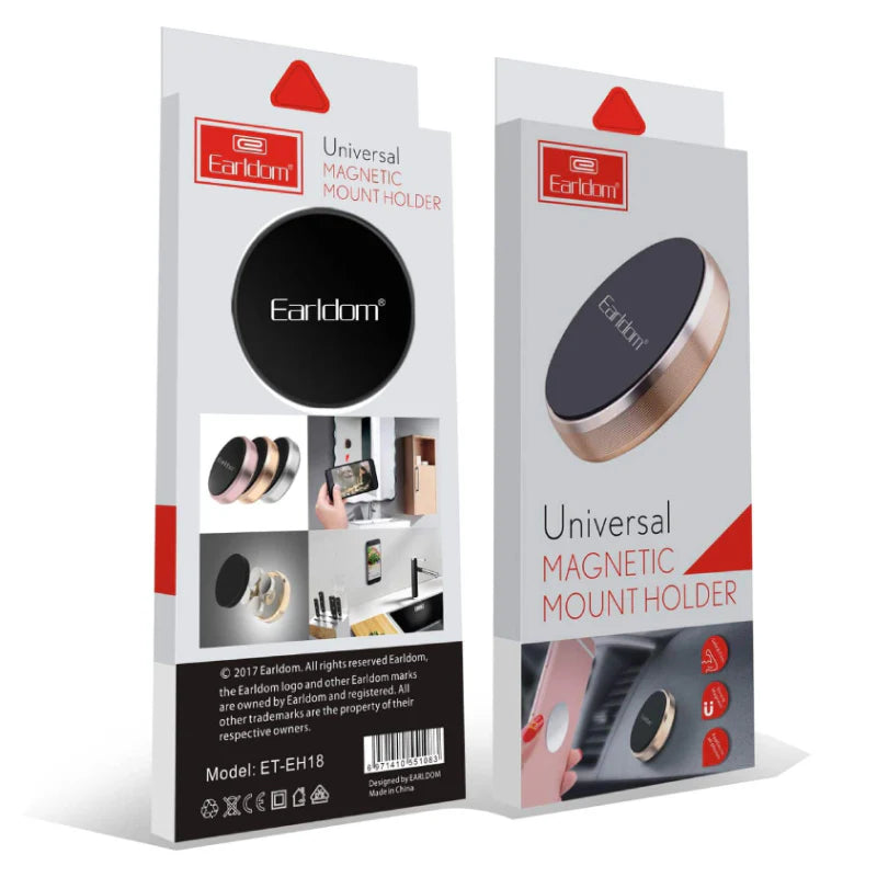 Earldom EH18 Universal Magnetic Mount Holder - Black – Star Light Kuwait