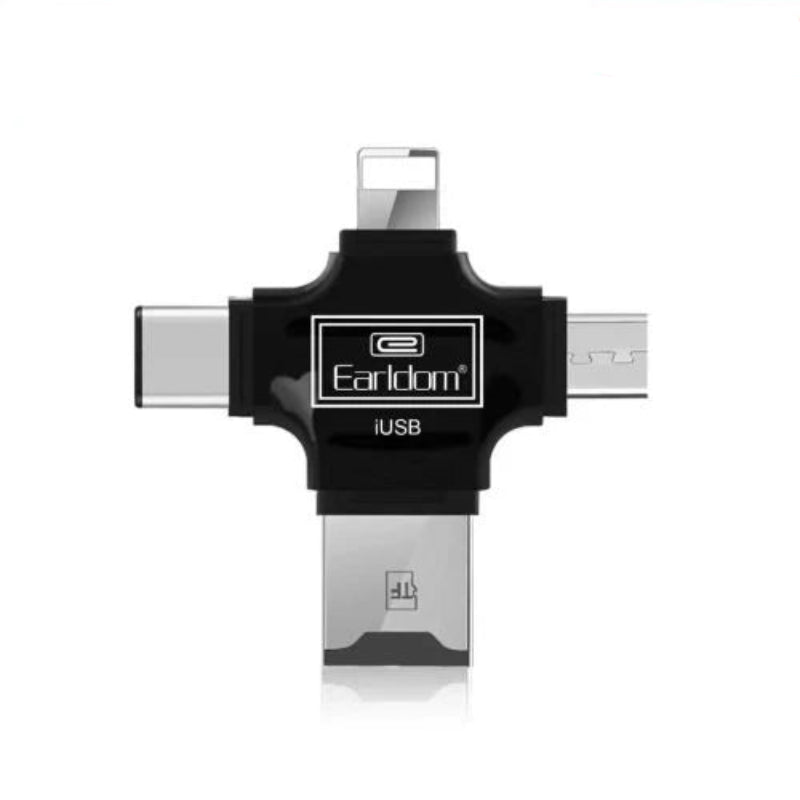 Earldom ET-OT20 All-in-One Card Reader - Black – Star Light Kuwait