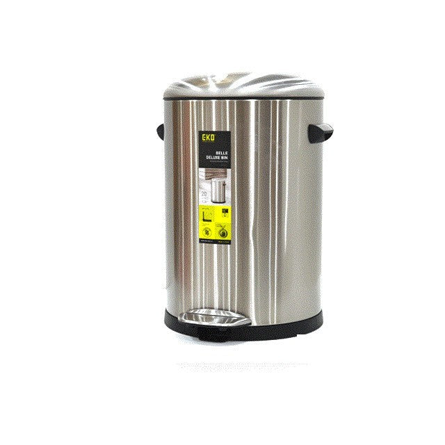 Eko Stainless Dustbin Luxury 20 Liter - EK9268-20L – Star Light Kuwait