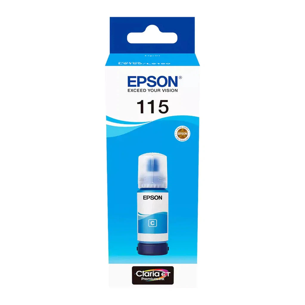 Epson 115 EcoTank Cyan Ink Bottle - 70ml/ Print up to 2.3K Pages – Star ...