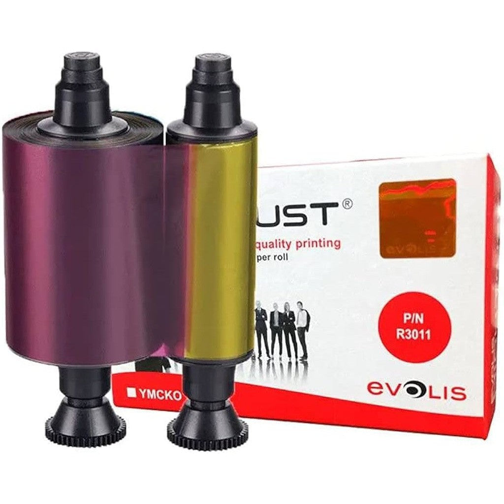 Evolis R3011 Ymcko Color Ribbon – Star Light Kuwait