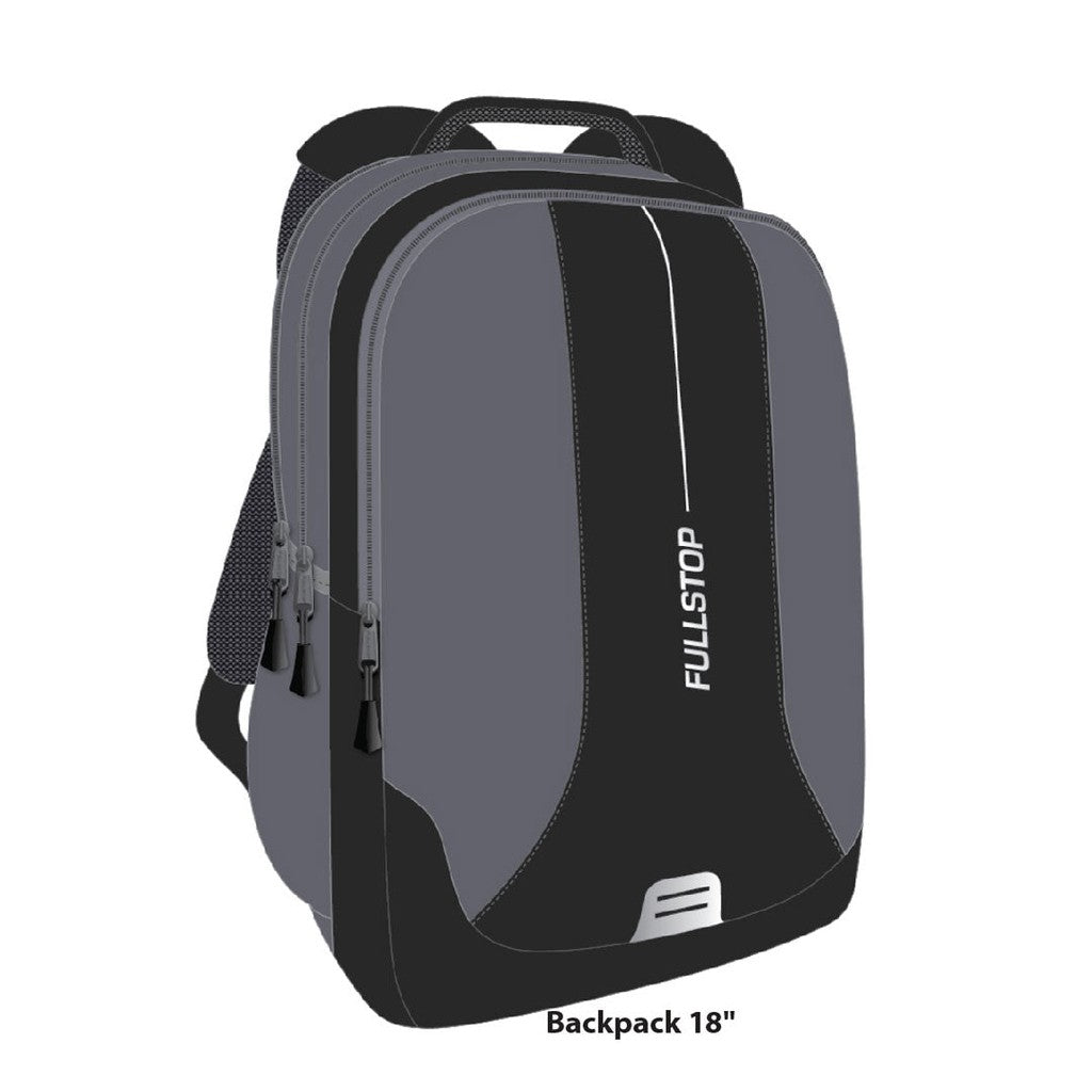 FullStop Stripe Backpack Grey – Star Light Kuwait