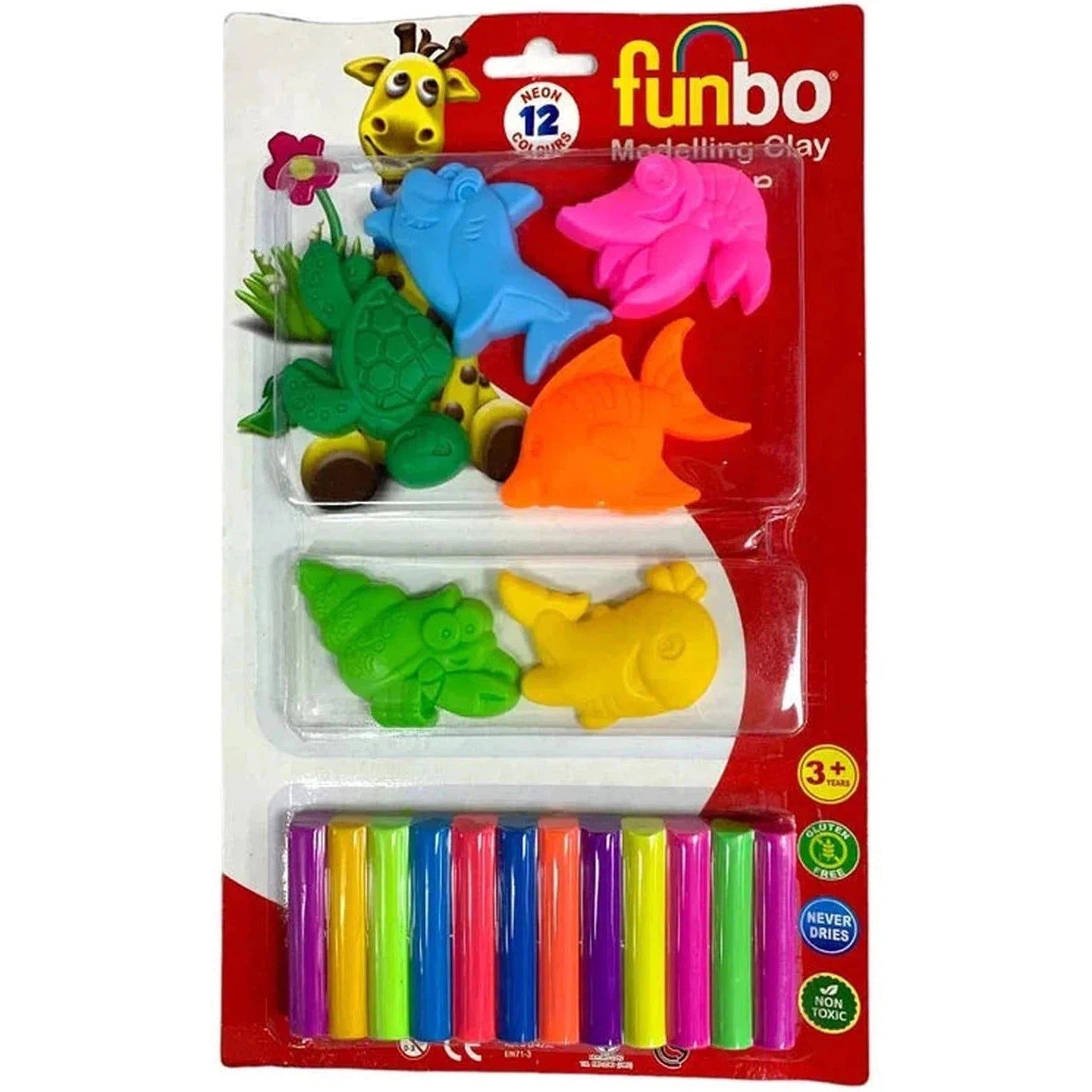 Funbo-Modeling-Clay-For-Kids-12-Colors-Neon-Clay-Modelling-FUNBO ...
