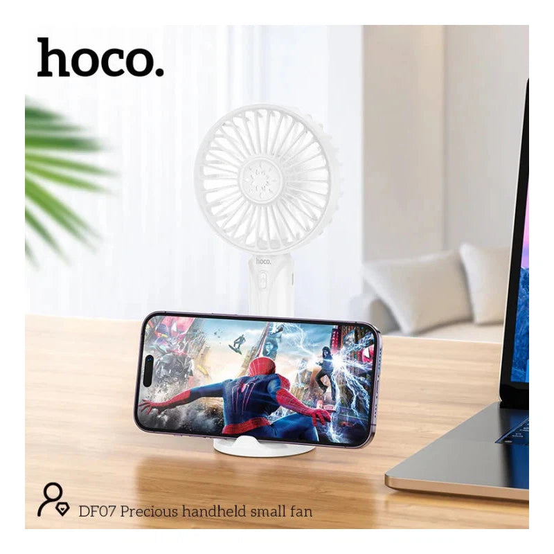 HOCO DF07 Mini Handheld Fan 1200 mAh Battery with Phone Holder – Star ...