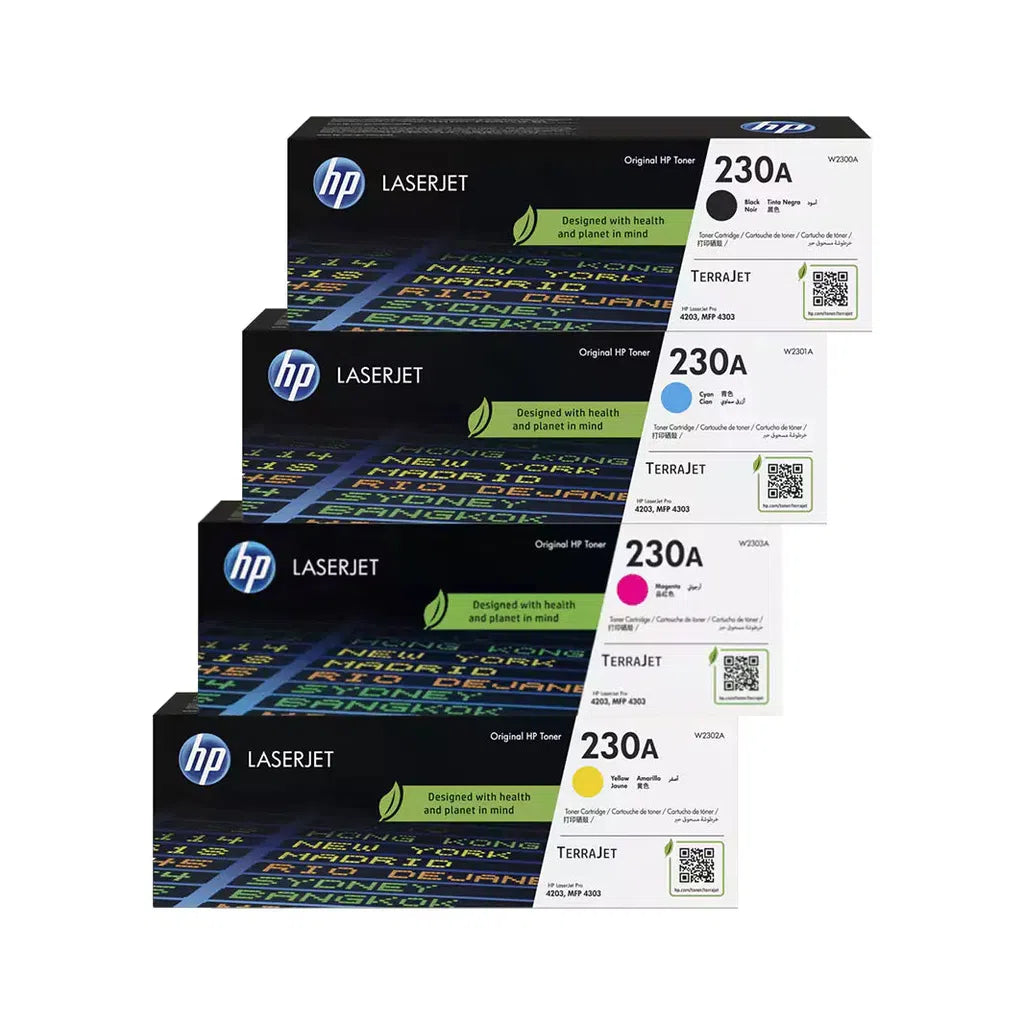HP 230A LaserJet Toner Cartridge Full Set – Star Light Kuwait