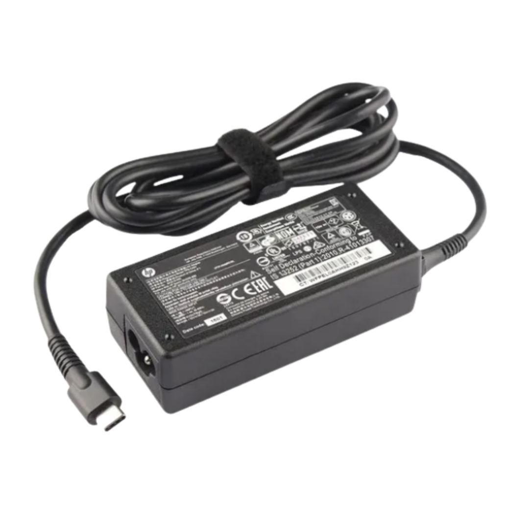 HP USB-C Laptop Charger with Power Cable – 45W 20V-2.25A – Star Light ...