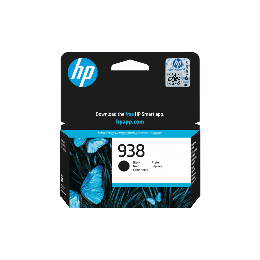 HP 938 Black Original Ink Cartridge (4S6X8PE) – Star Light Kuwait