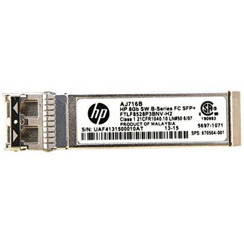 HPE 8Gb Short Wave B-Series SFP+ 1 Pack:Transceivers - Commercial OEM ...