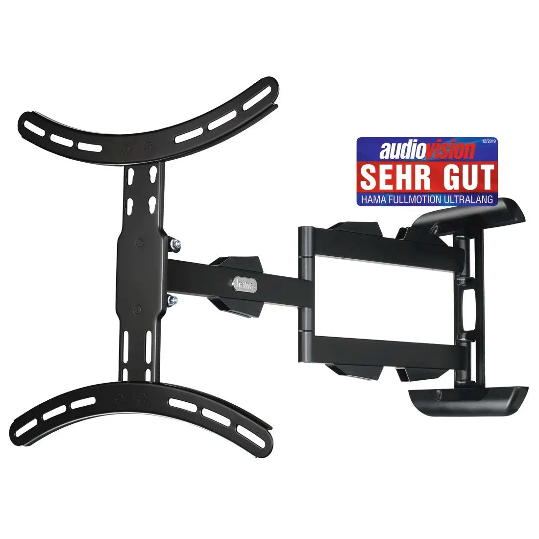 Hama FULLMOTION TV Wall Bracket, 3 Stars, 165 cm (65"), 2 arms, ultra ...