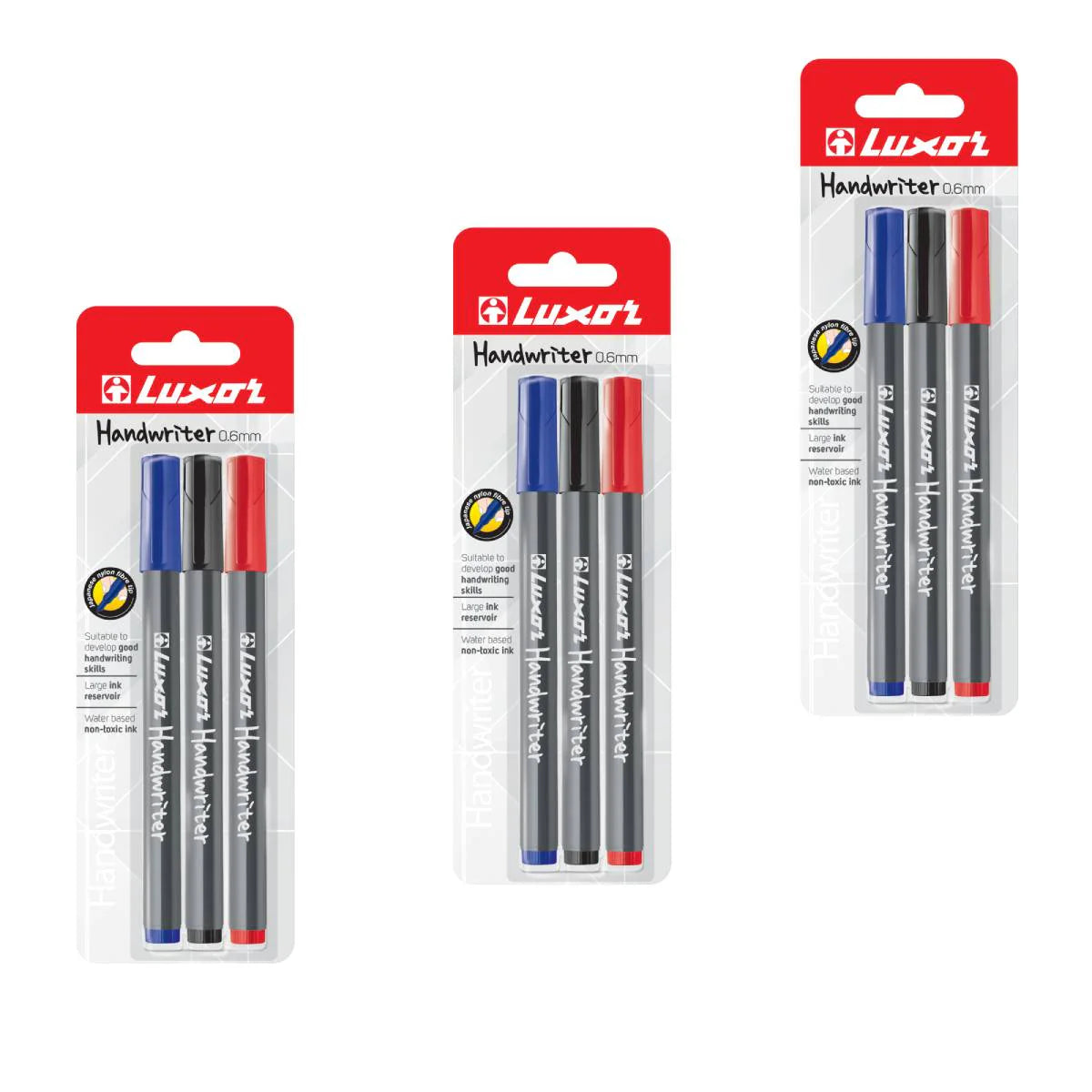 Luxor- Handwriter - 3 Assorted Colors - Set Of 3 Packets – Star Light ...