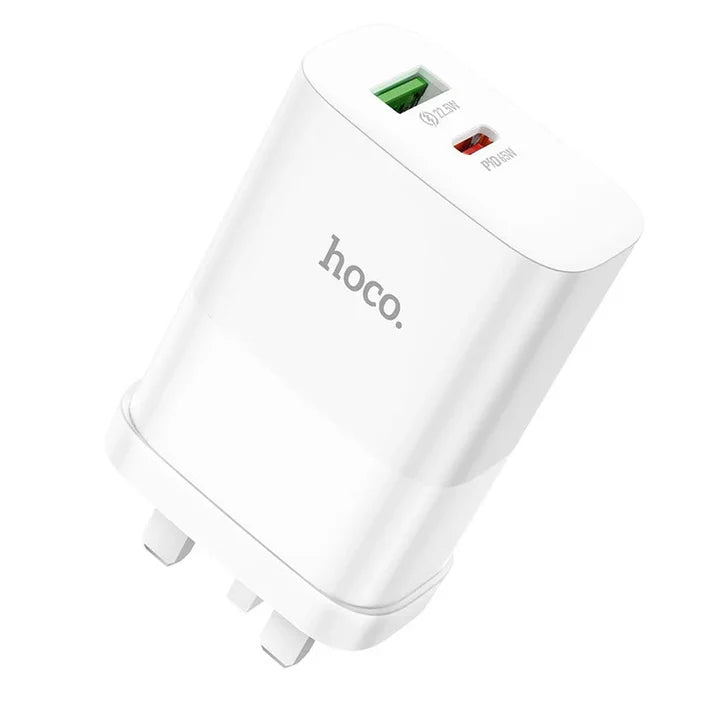 Hoco DC92 Sunlight PD 65W Dual Port (1A1C) Charger White – Star Light ...