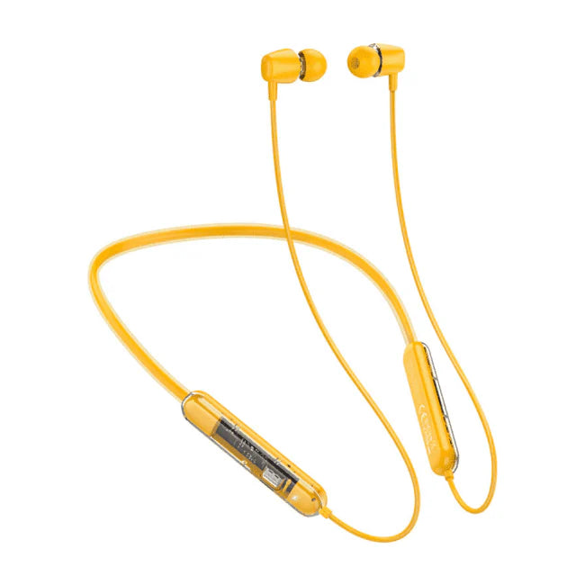 Hoco ES65 Dream sports BT earphones - Yellow – Star Light Kuwait