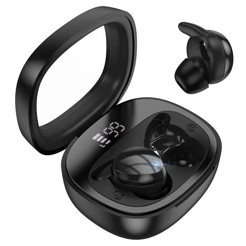 Hoco EW65 Shadow true wireless sleep BT headset - black – Star Light Kuwait
