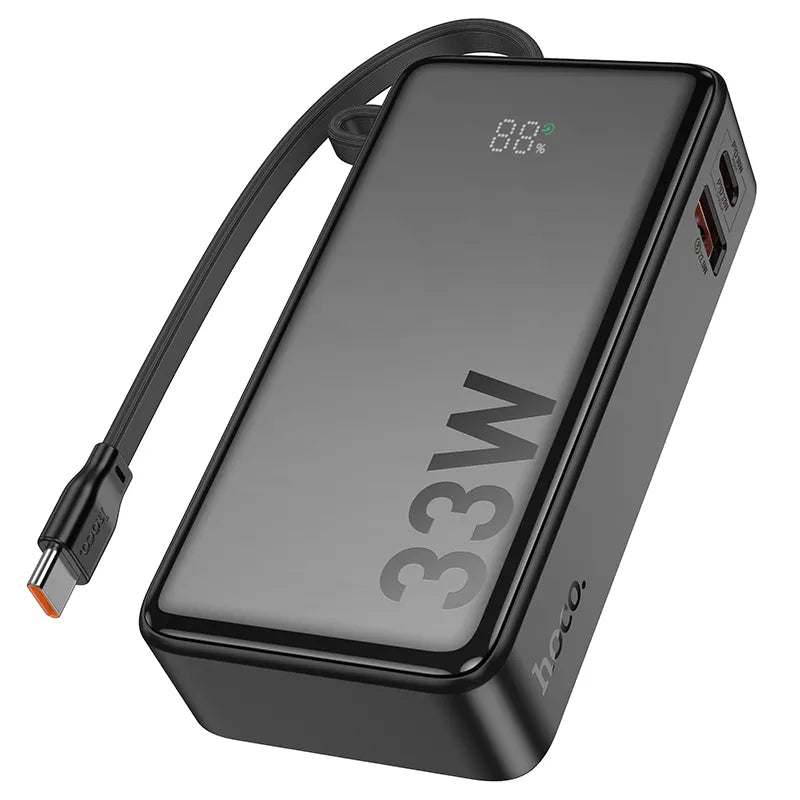 Hoco Q27A 33W 10000mah Power bank – Black – Star Light Kuwait