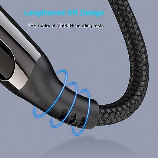 Hoco U115 Lightning to Type C PD 20W Transparent Data Cable With Displ ...