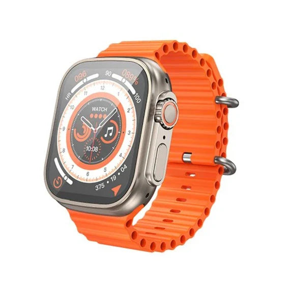 Hoco Ultra Y12 Smart Sports Watch with Silicone Strap - Orange – Star ...