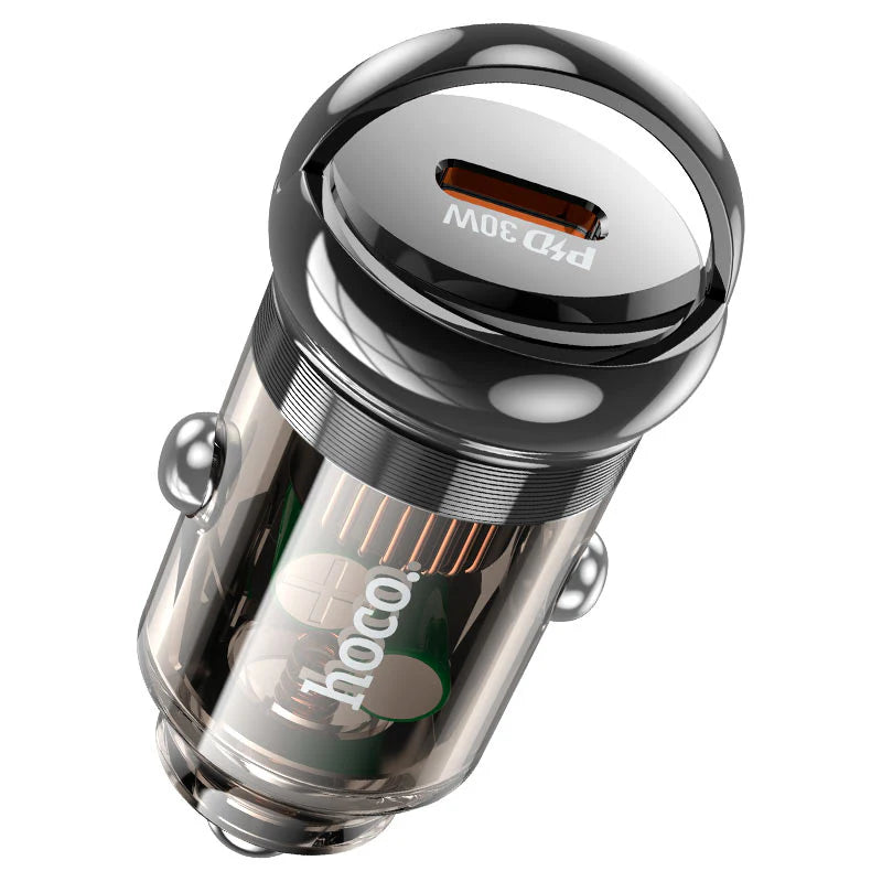 Hoco Z53 Sight single port PD30W car charger - Black – Star Light Kuwait