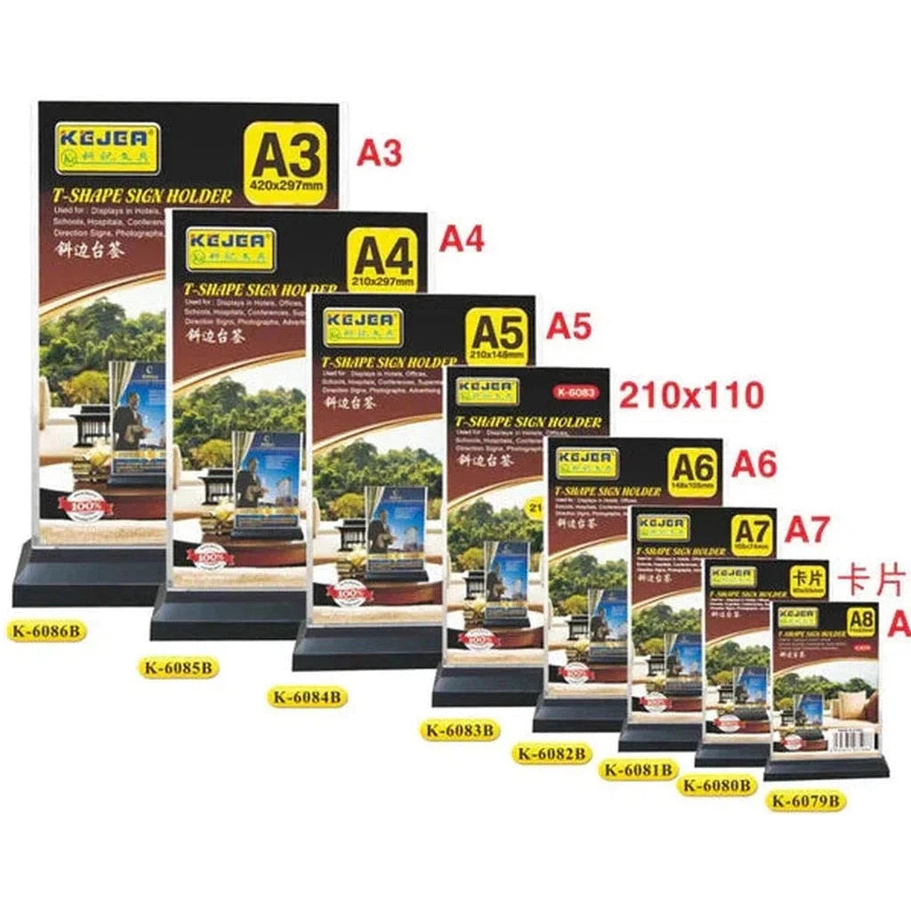 Kejea T-Shape Card Stand Vertical K-6080 V-IC Card – Star Light Kuwait