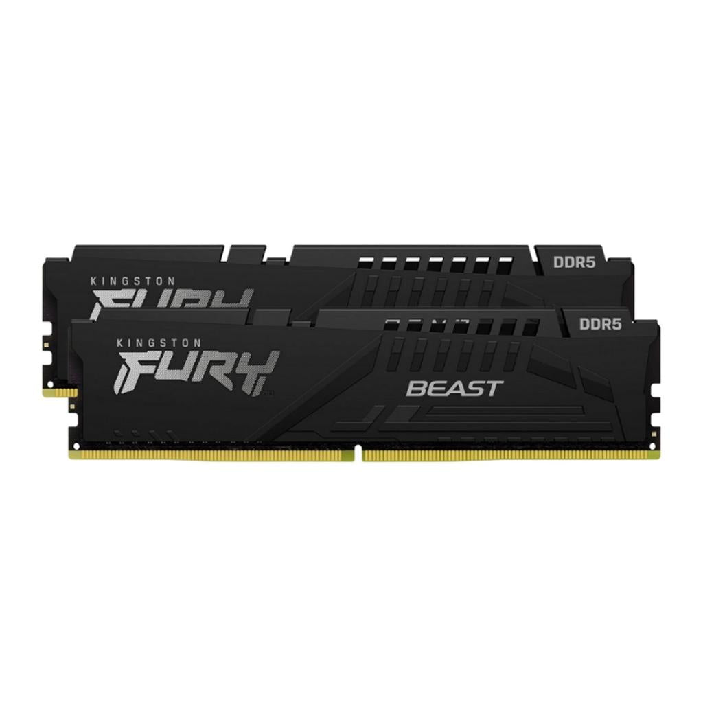 Kingston Fury Beast 16GB (2x8GB) DDR5 4800MHz CL38 Memory Kit – Star Light Kuwait