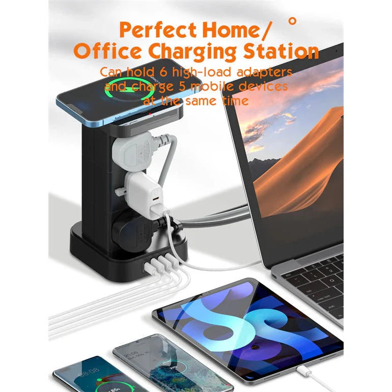 LDNIO 6 AC Tower Extension Power Socket SKW6458 - Surge Protector & Po ...