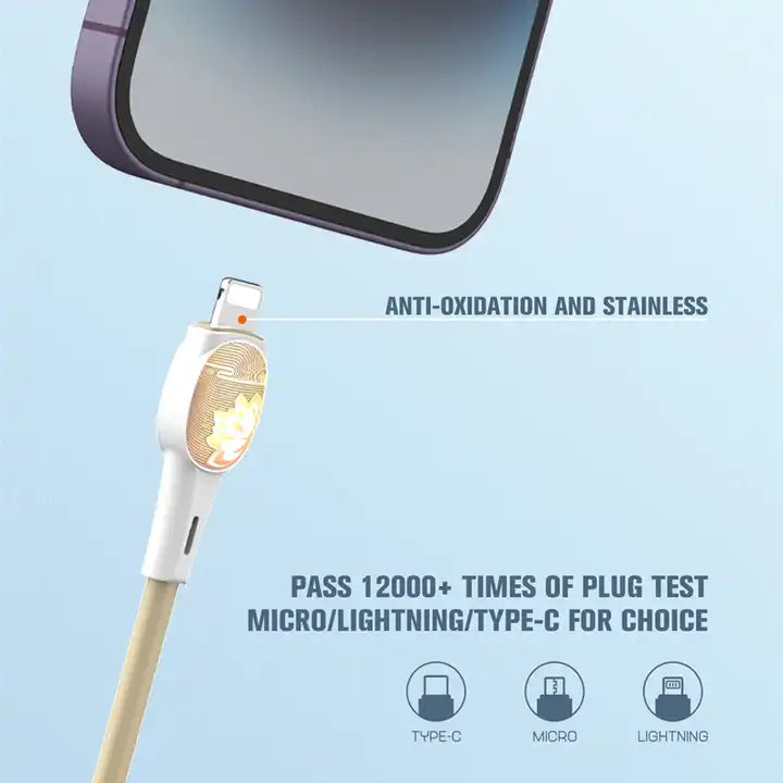 LDNIO LS831 Fast Charging Data Cable – 30W / USB3.0 to Lightning / 1 M ...