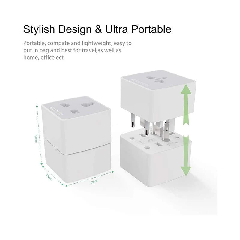 LDNIO Z4 6A Max Universal Travel Plug - 6A / White – Star Light Kuwait