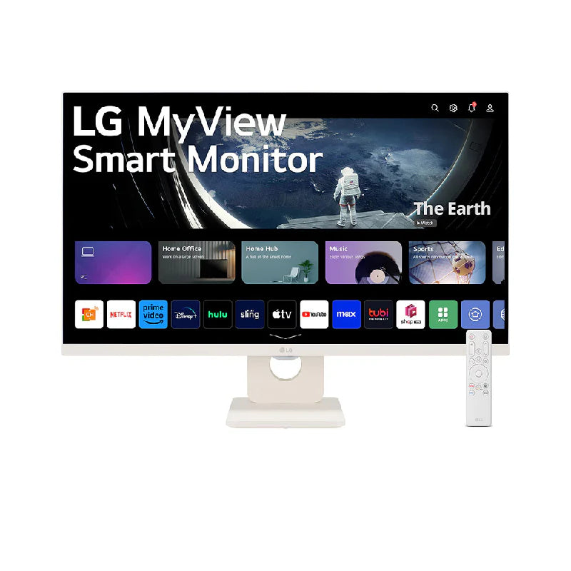 LG 27″ SR50 Full HD IPS MyView Smart Monitor with webOS and Built-in S ...