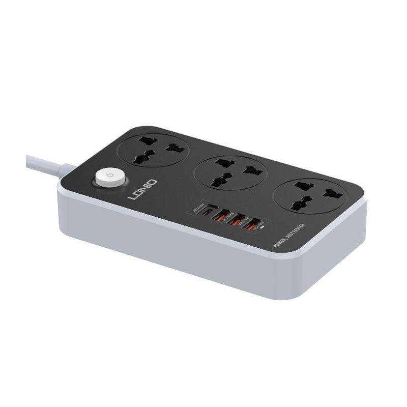 Ldnio 3 Extension Power Socket - 3 Way / USB / 2 Meters – Star Light Kuwait