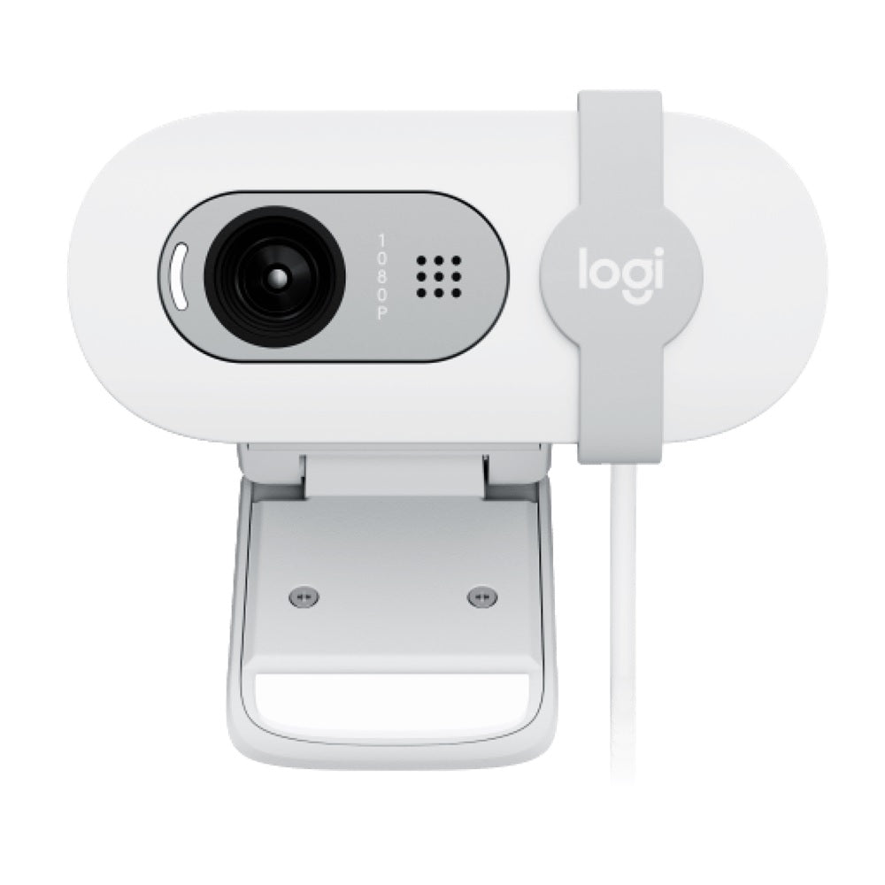 Logitech Brio 100 Full HD Webcam with Privacy Shutter – Off-White ...