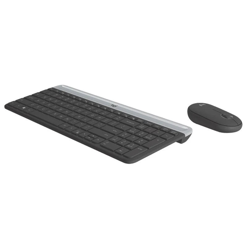 Logitech Mk470 Slim Wireless Keyboard Mouse Combo Arb Eng Star Light Kuwait