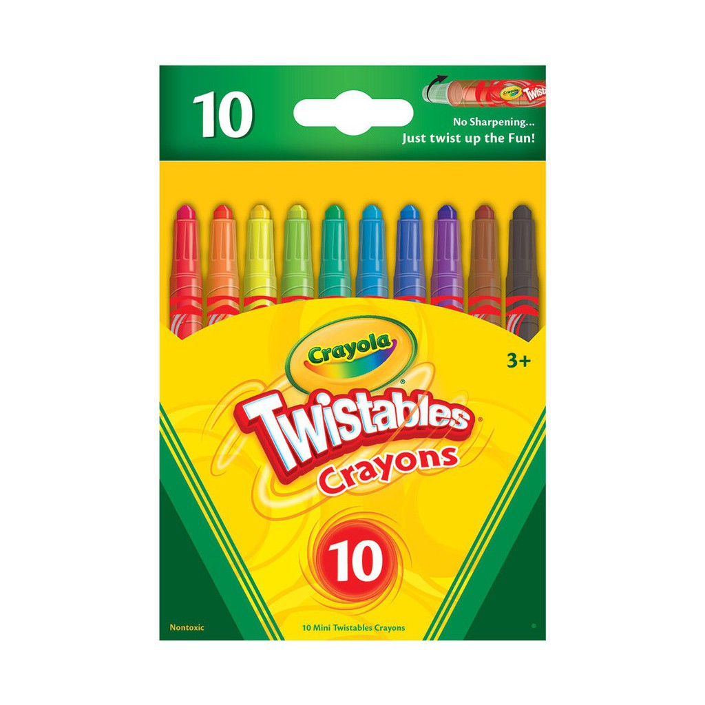 MINI TWISTABLE CRAYONS 10CT – Star Light Kuwait