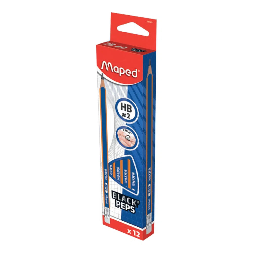 Maped Navy HB Pencil 12's 851821 – Star Light Kuwait